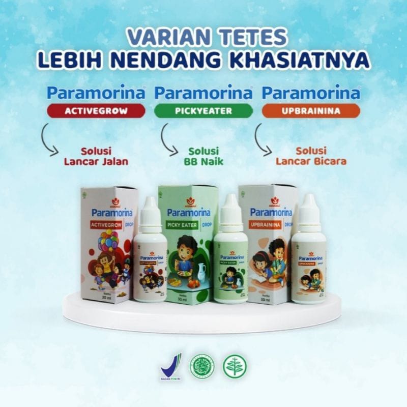 Jual Paramorina Drop/Tetes 30ml Vitamin Anak Usia 6 Bulan-2 Tahun Halal ...