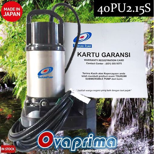 Jual Tsurumi 40PU2.15S-54 Pompa Celup Kolam Submersible Landscape Pump | Shopee Indonesia