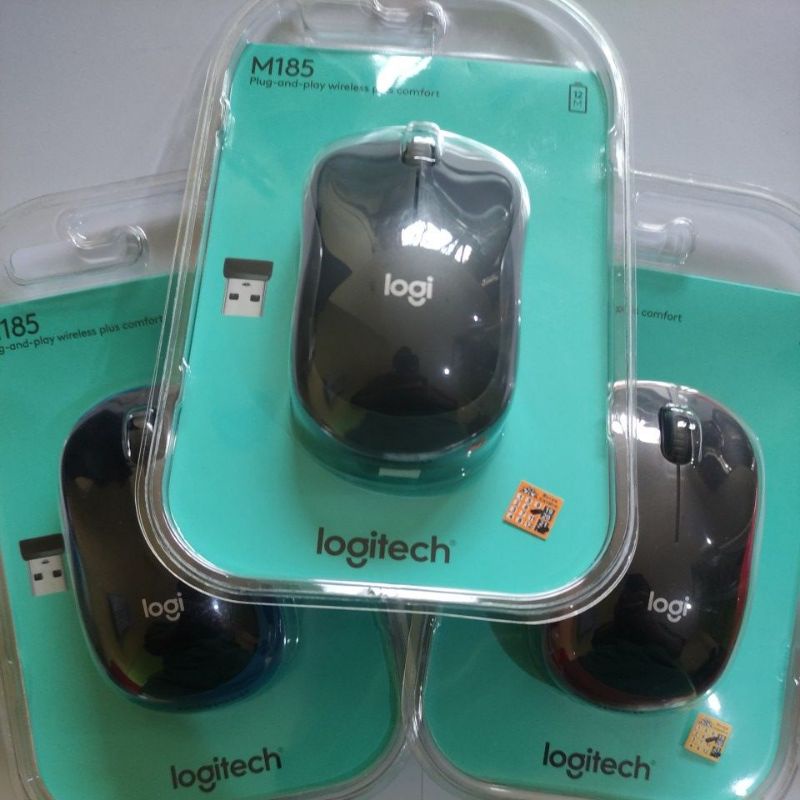Jual Mouse Logitech M185 Original | Shopee Indonesia