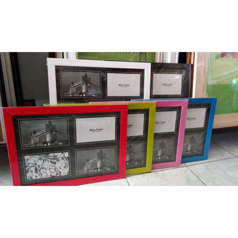 Jual Mitra Frame - Pigura Foto 4R Tandem (1 Pigura Isi 4 Foto Ukuran 4R ...
