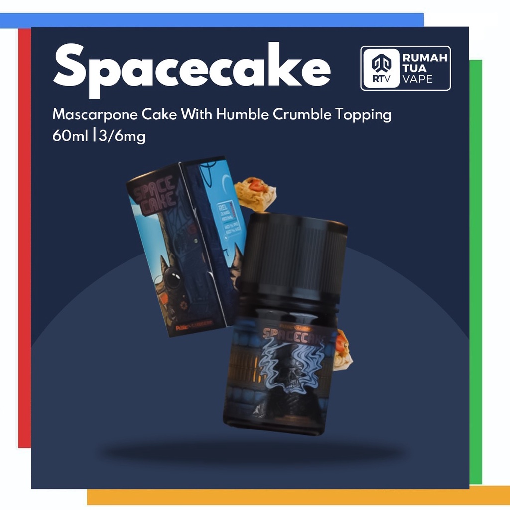 Jual SPACECAKE 3MG 6MG 60ML PREMIUM LIQUID VAPE | Shopee Indonesia
