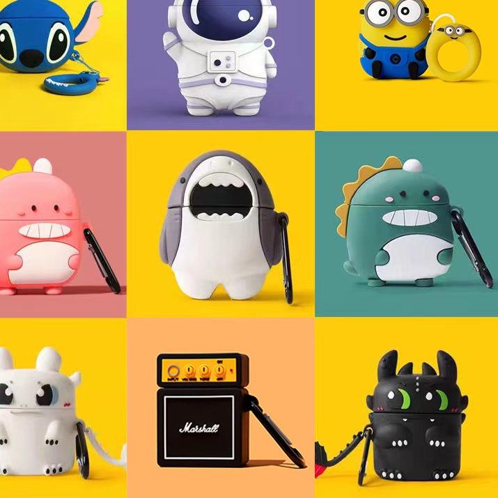 Jual Case Airbuds Robot TWS Wireless Earphone Airbuds T50 case/T30 case ...