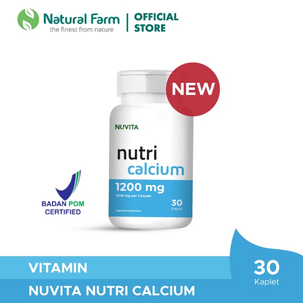 Jual Nuvita Nutri Calcium 1200 MG - 30 Kaplet | Shopee Indonesia