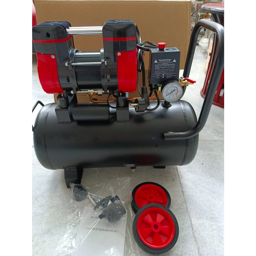 Jual Air Compressor 1.3 Hp 30 Liter 220V Kompresor Angin Listrik Tanpa Oli | Shopee Indonesia