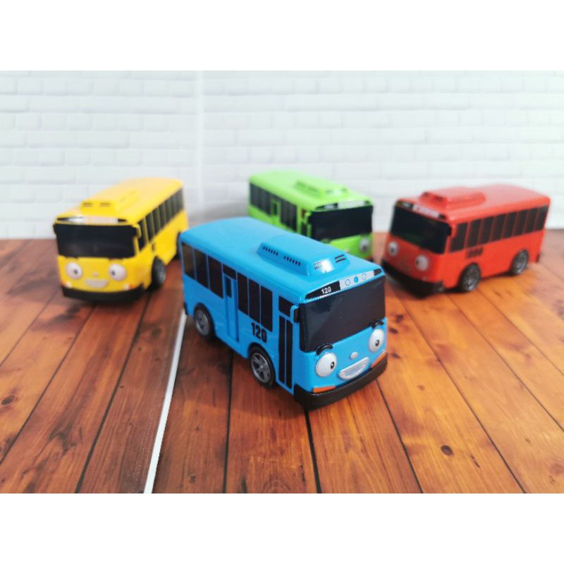 Jual mainan mobil mobilan tayo bus bas pintu berpintu pullback truck ...