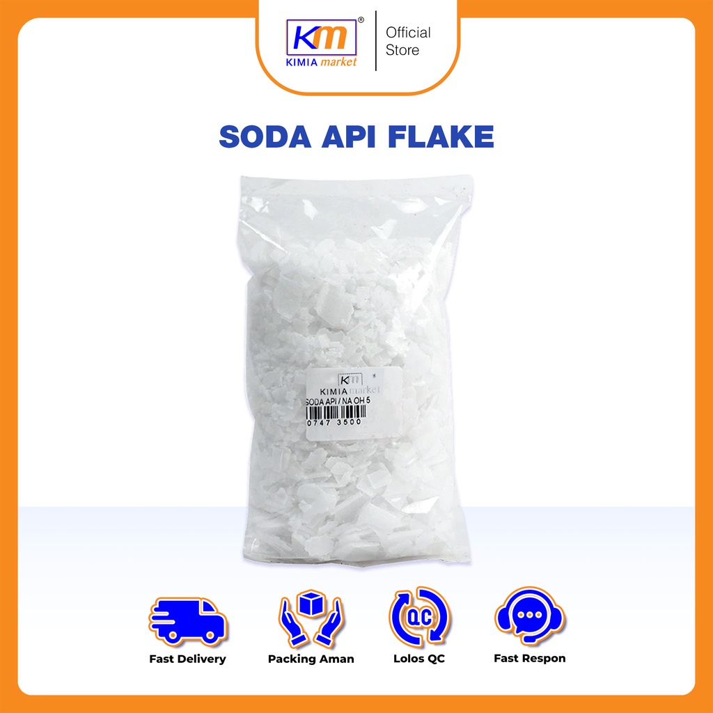 Jual Soda Api NaOH flake Costic Flake 500gr caustic soda untuk saluran ...