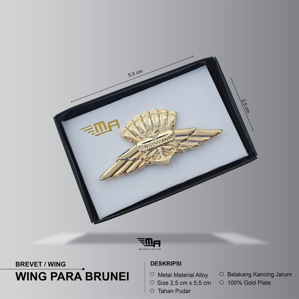 Jual WING PARA BRUNEI BREVET BRIVET | Shopee Indonesia