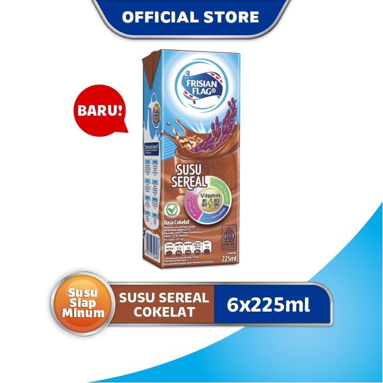 Jual Frisian Flag UHT Chocolate Cereal 225ml x6 | Shopee Indonesia