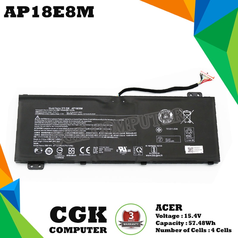 Jual Baterai Laptop for ACER Predator HELIOS 300 series Original ...