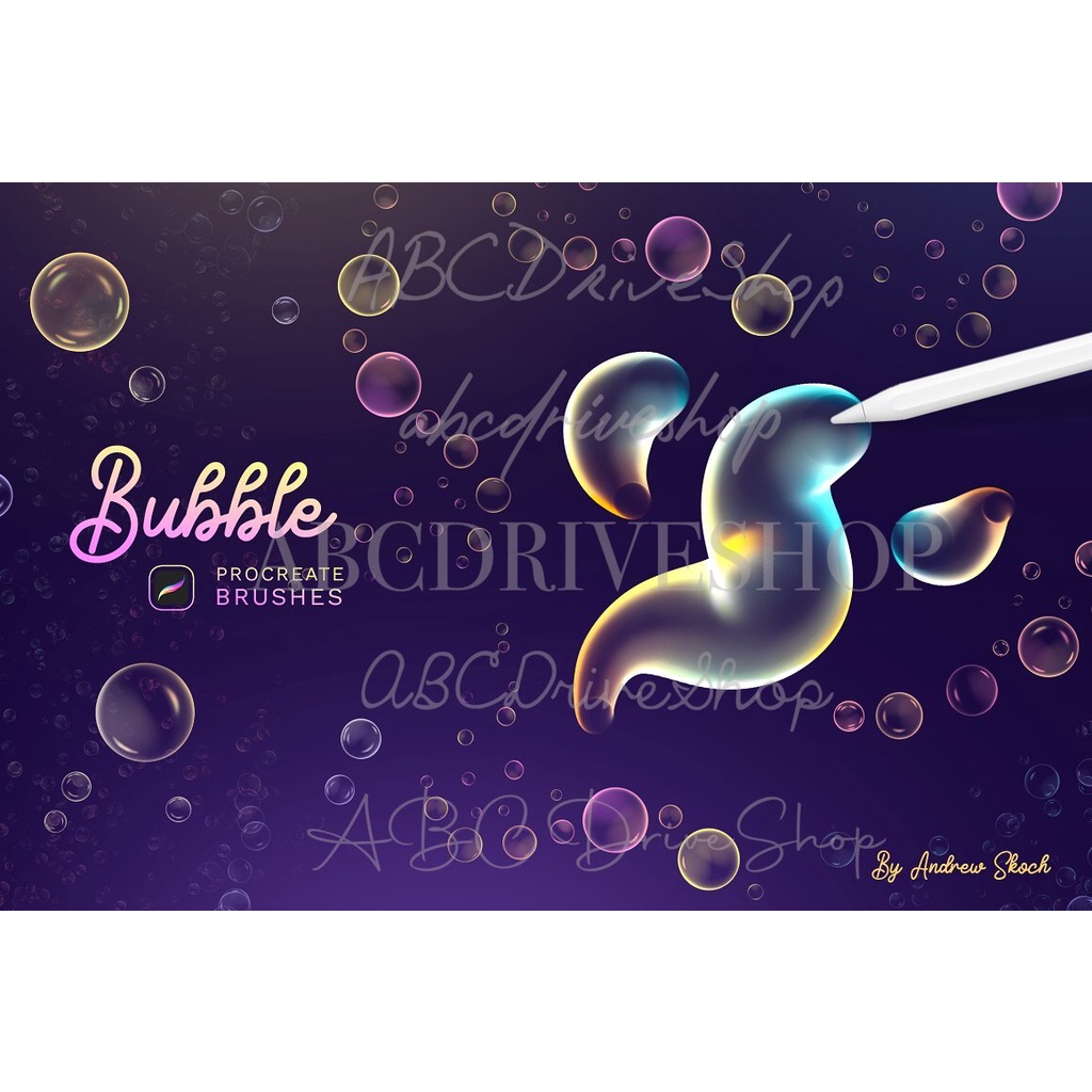 Jual Procreate Brush - Bubbles Procreate Brushes | Shopee Indonesia
