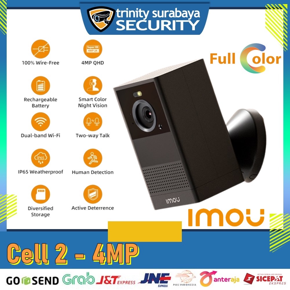 Jual Imou Cell 2 4MP Battery Camera Wifi CCTV Trinity | Shopee Indonesia