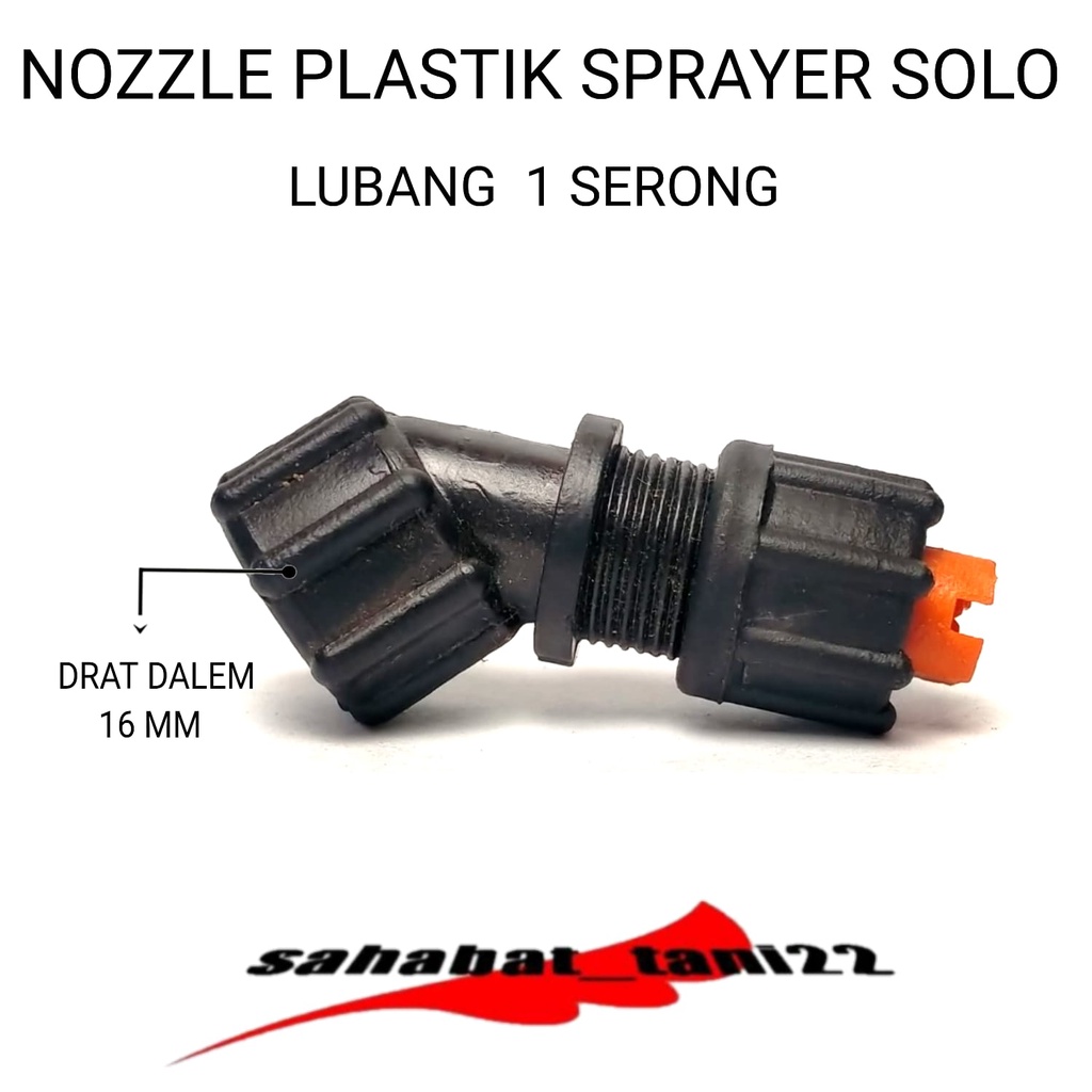 Jual Nozzle plastik spuyer kabut 1 lubang semprot hama tangki sprayer ...