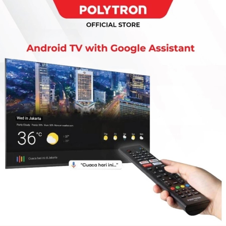 Jual POLYTRON SMART ANDROID TV PLD 32AG5959 DIGITAL PLD32AG5959 32inch HD | Shopee Indonesia