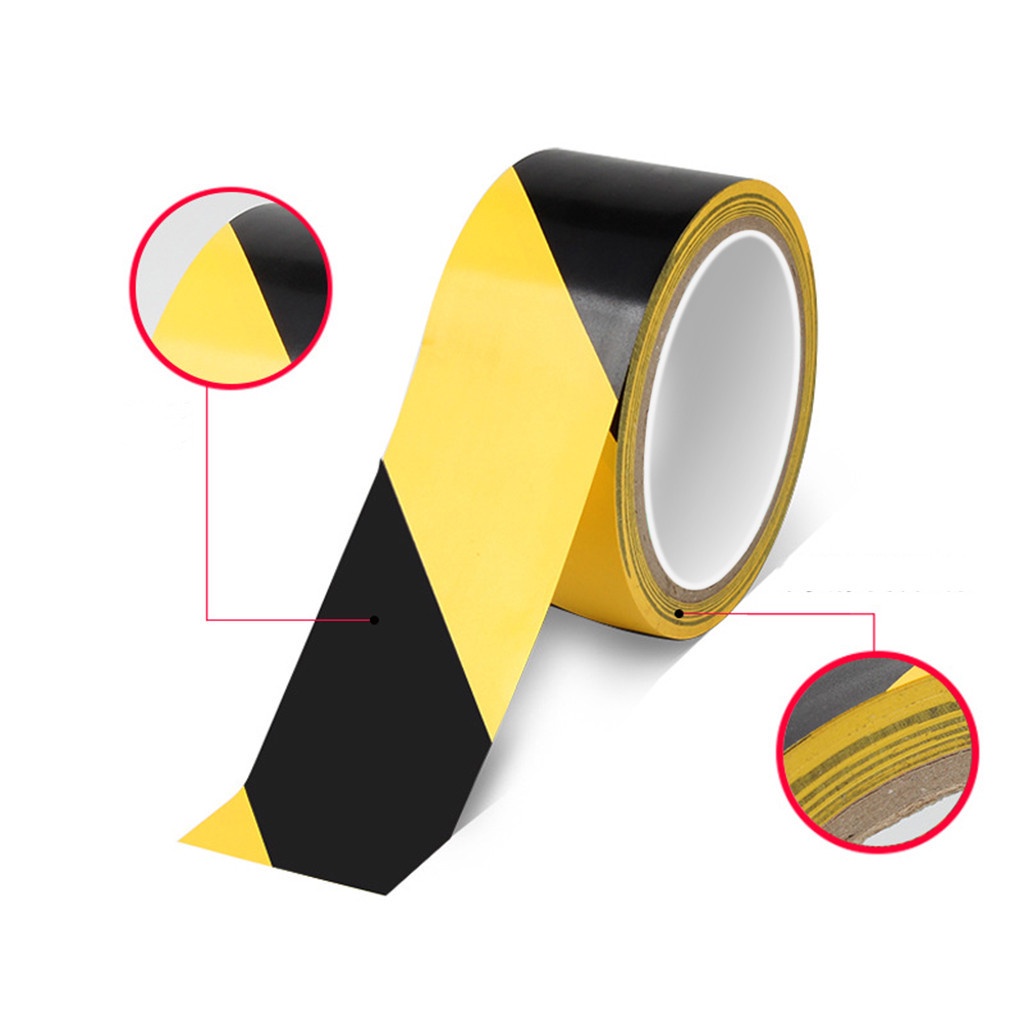 Jual Lakban Police Line Vinyl Hoki Tape Penanda Batas Area Proyek Garis Polisi Hitam Kuning 45mm ...