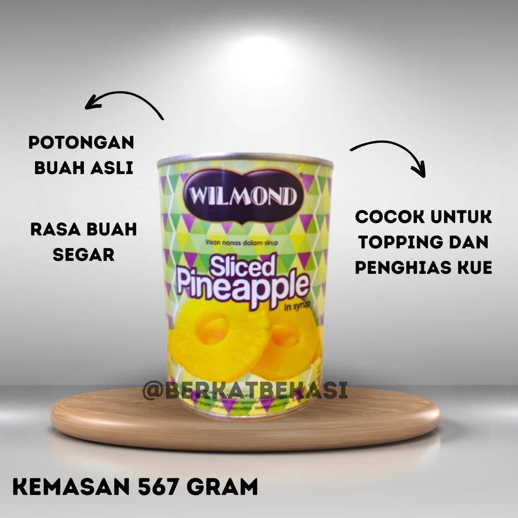 Jual WILMOND PINEAPPLE 567 GR/ BUAH NANAS KALENG - 1 PCS | Shopee Indonesia