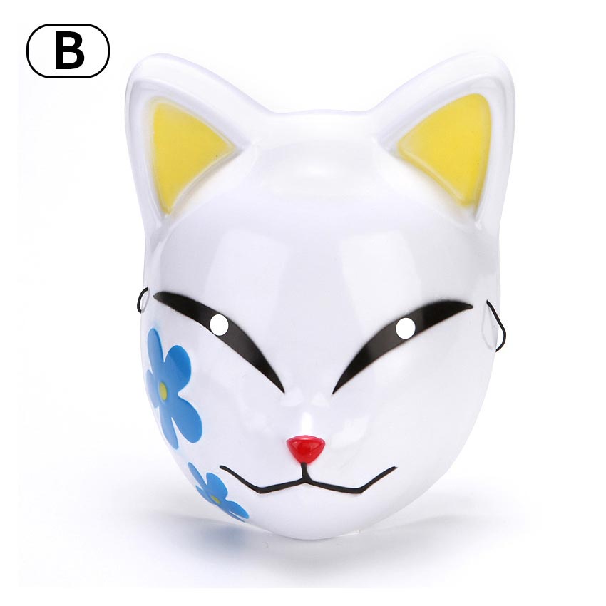 Jual Demon Slayer Topeng Anime Japanese Rubah Kimetsu No Yaiba Cosplay ...