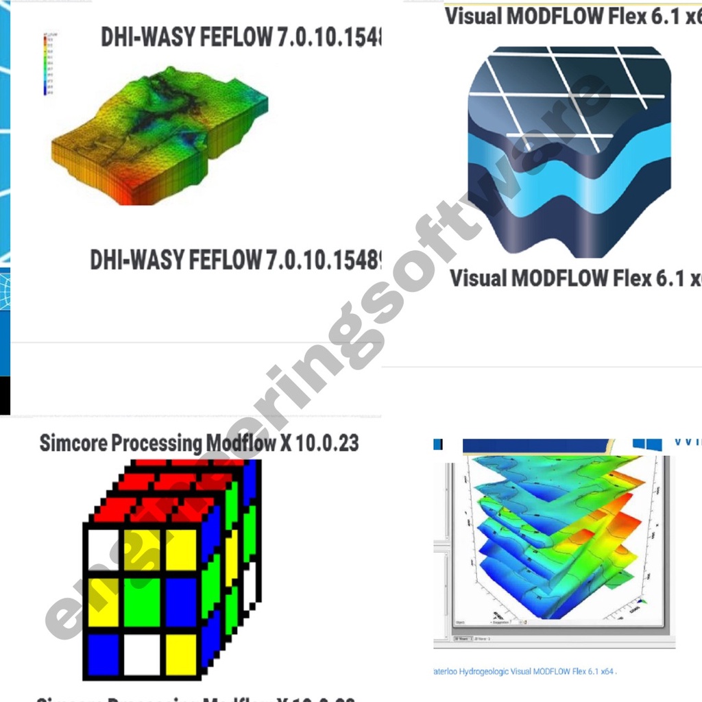 Jual [work]Visual Modflow Update terbaru Bonus DHI WASHY FEFLOW Simcore Processing MOLDFLOW ...
