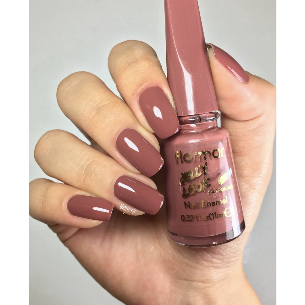 Jual JL61 Plum It Up - Flormar Nail Enamel Jelly Look - Flormar Nail Polish - Cat Kuku Halal ...