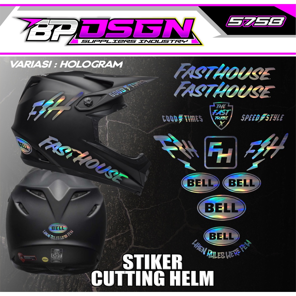 Jual Stiker Cutting Helmet Trail - Stiker Helm Trail - Cutting Sticker Helm Trail DESAIN ...