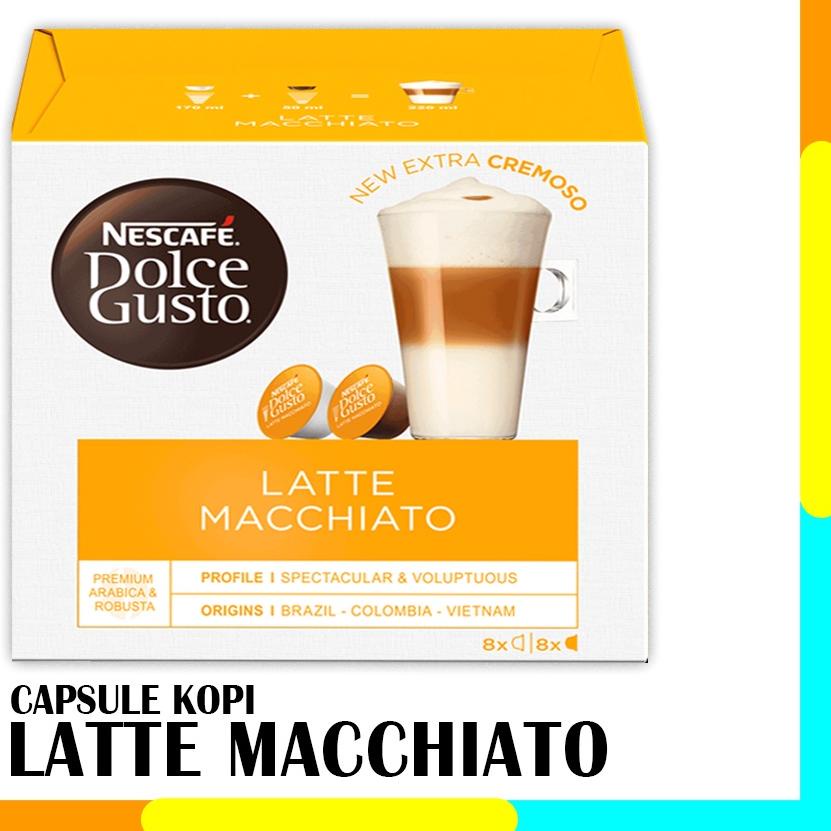 Jual Capsule NDG Nescafe Dolce Gusto Latte Macchiato 1 Box Original ...