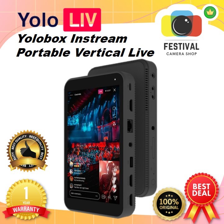 Jual YoloBox Instream Portable Vertical Live Stream Studio Device | Shopee Indonesia