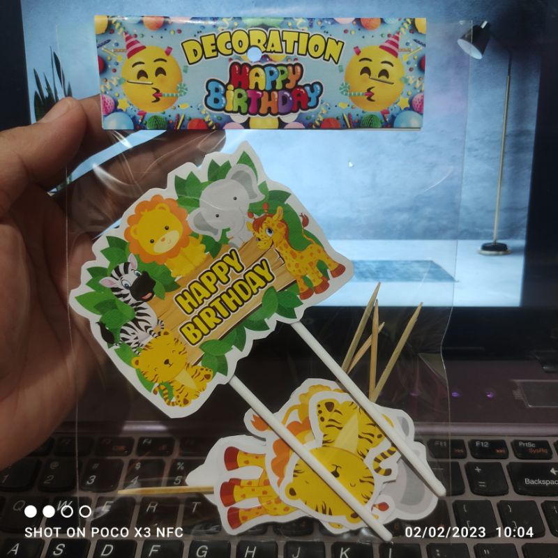 Jual Topper Cake Hiasan Kue isi 6 pcs | Shopee Indonesia