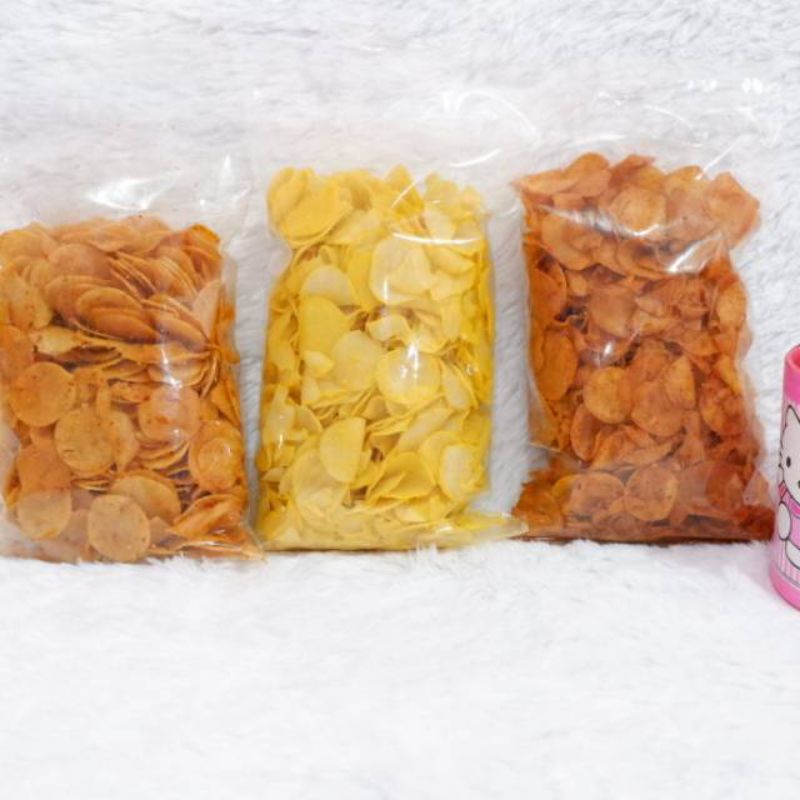 Jual Cemilan Cimoring Cimol kering 250gram Makanan Ringan Pedas Gurih ...