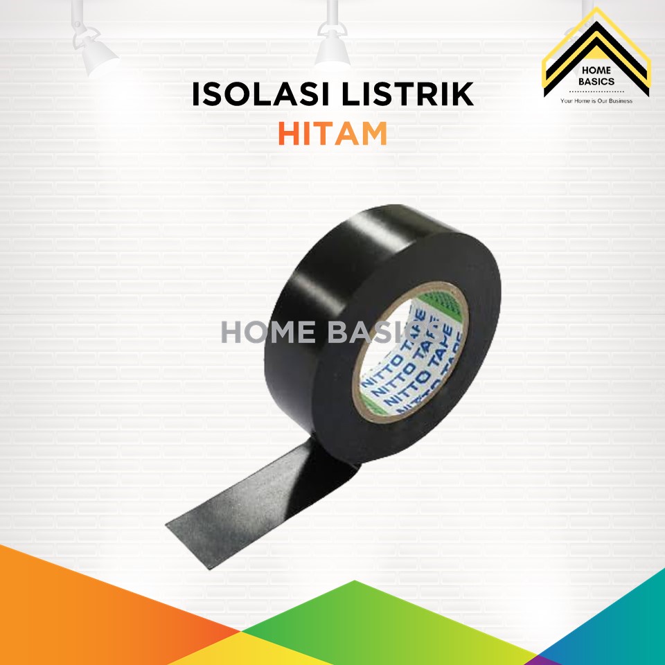 Jual Isolasi Listrik Hitam / Lakban Kabel Listrik / Electrical Tape ...