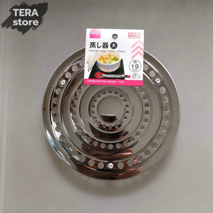 Jual daiso tatakan kukusan steamer stainless 19 cm made in japan ...