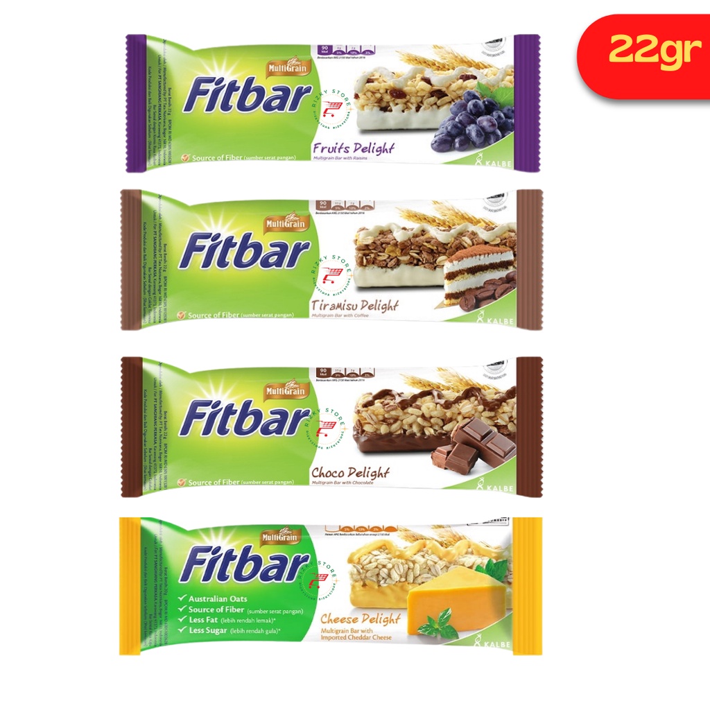 Jual FITBAR MULTIGRAIN OAT , GANDUM , CEMILAN ENak (CHOCOLATE/NUT/FRUIT ...