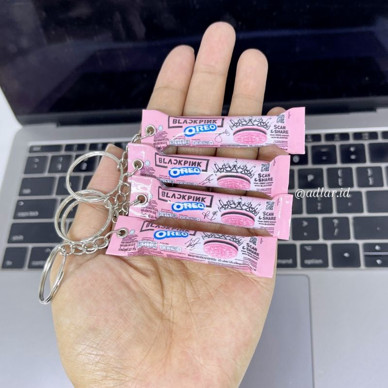 Jual GANTUNGAN KUNCI MINIATUR OREO BULAT BLACKPINK | Shopee Indonesia