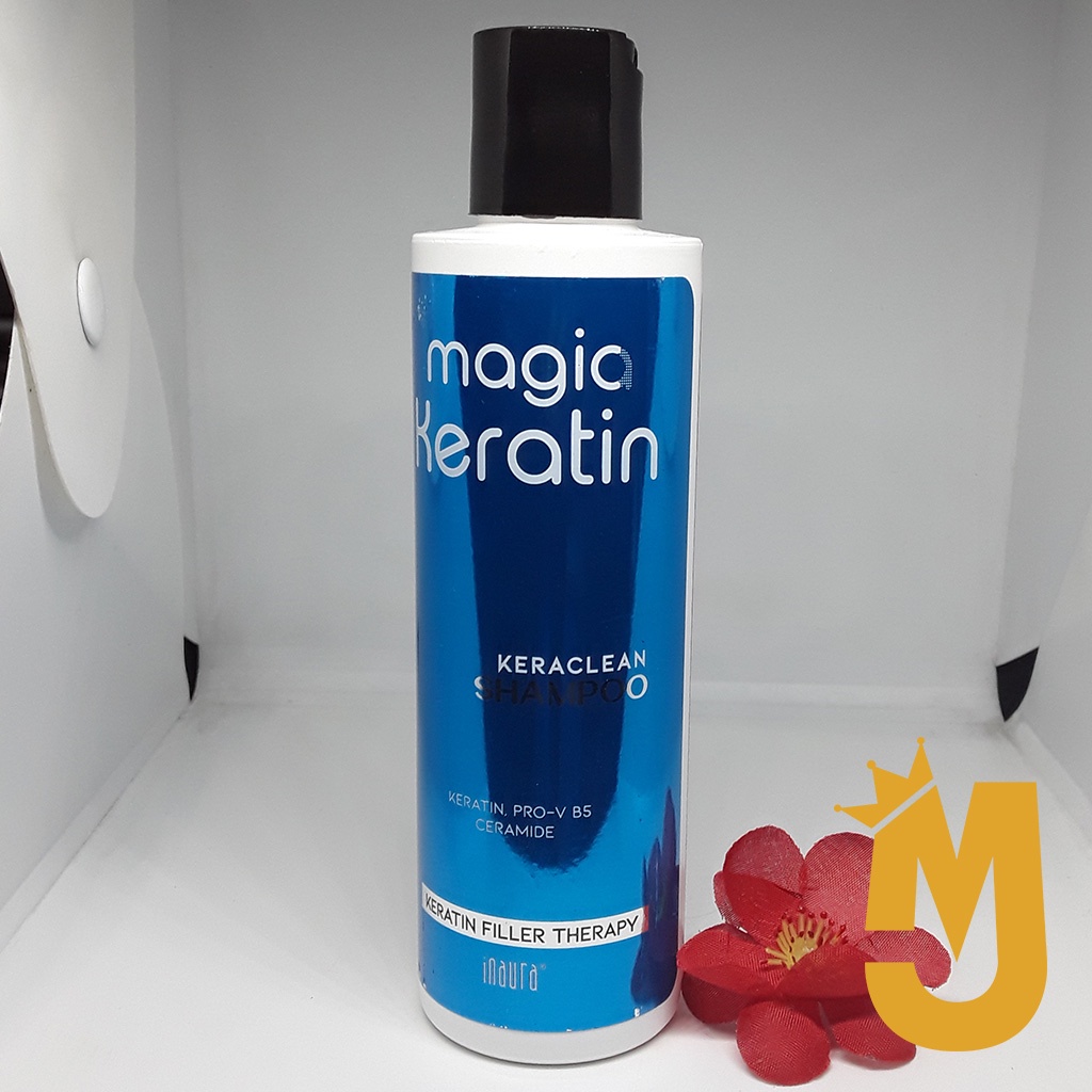 Jual Inaura Magia Keratin Keraclean Shampoo 200ml | Shopee Indonesia