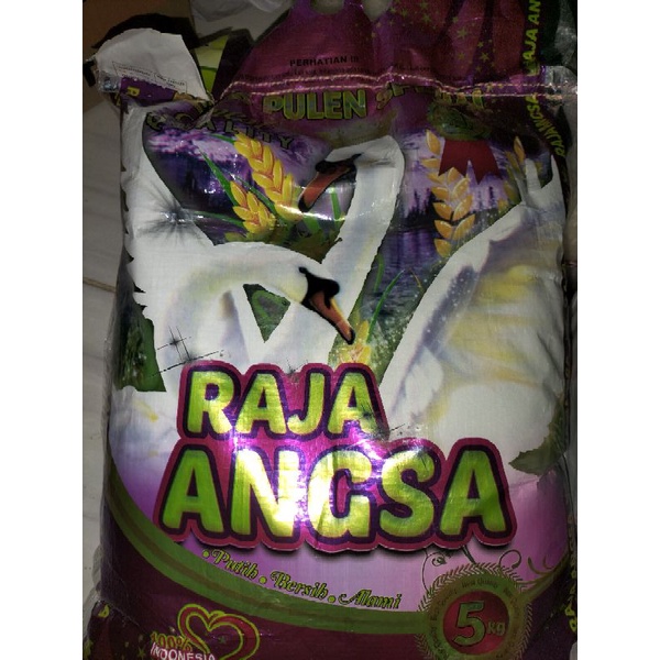 Jual Beras Pulen Raja Angsa Kemasan 5 kg / Beras Jawa | Shopee Indonesia
