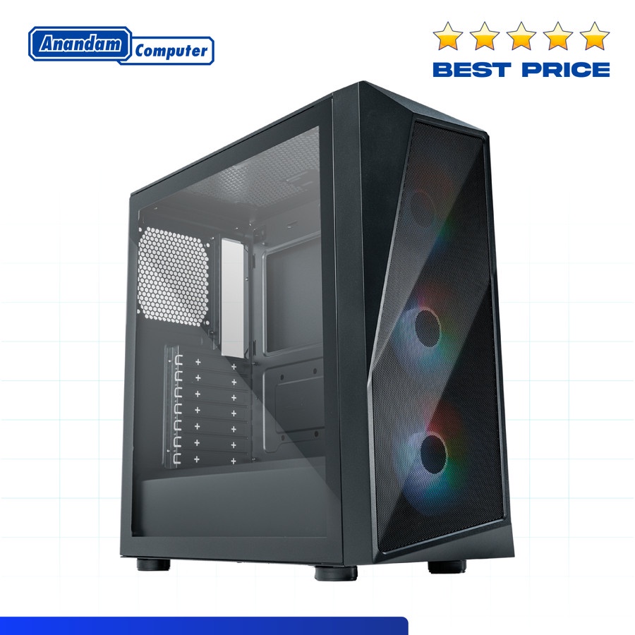 Jual Cooler Master CMP 520 Gaming Case PC Casing | Shopee Indonesia