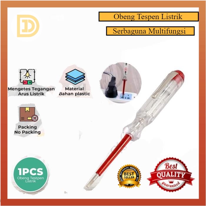 Jual Obeng Test Pen Listrik Testpen Elektrik Lampu Alat Tes Kelistrikan ...