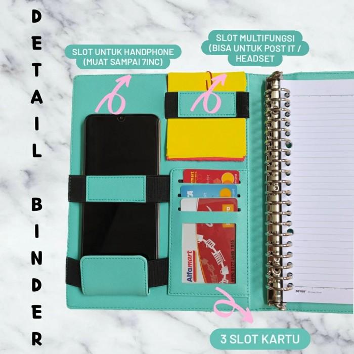 Jual Binder Untuk Kuliah Kerja Buku Catatan 20ring Model A5 Custom Nama ...