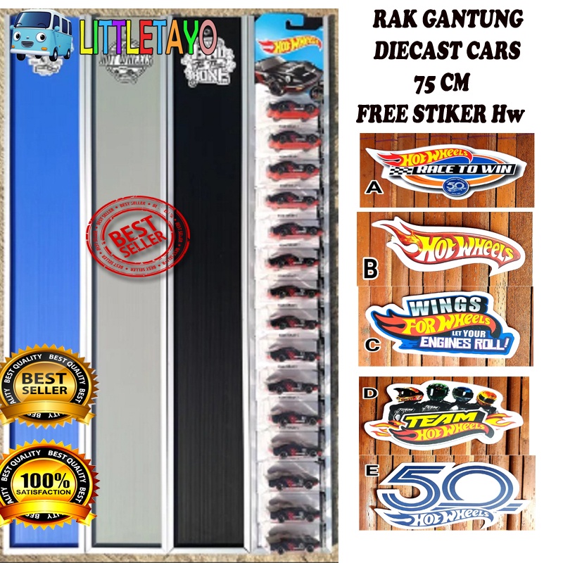 Jual RAK GANTUNG DISPLAY HOTWHEELS MATCHBOX panjang 75 cm 50 Cm DESAIN ...
