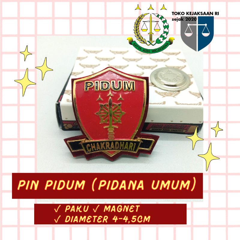Jual TOKO KEJAKSAAN RI - Pin pidum pidana umum kejaksaan Ri by Bac ...