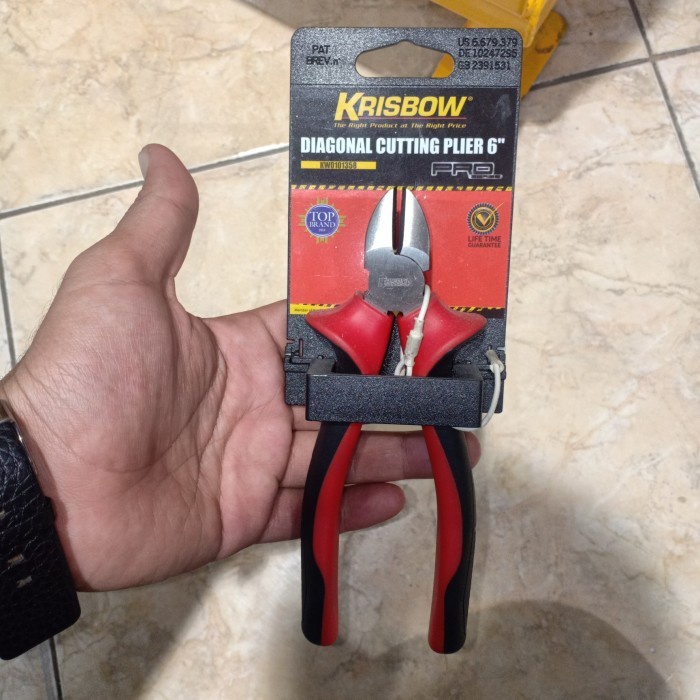 Jual Tang Krisbow - Tang Potong Diagonal 6 Inci Super Tajam | Shopee ...