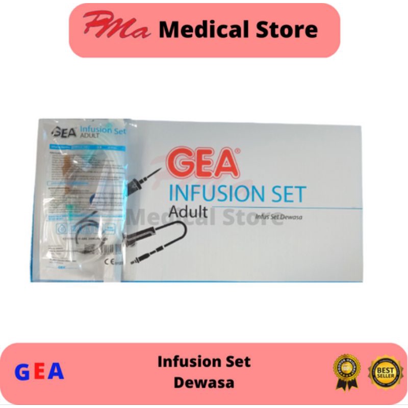 Jual Infuset Dewasa GEA Harga/Box | Shopee Indonesia