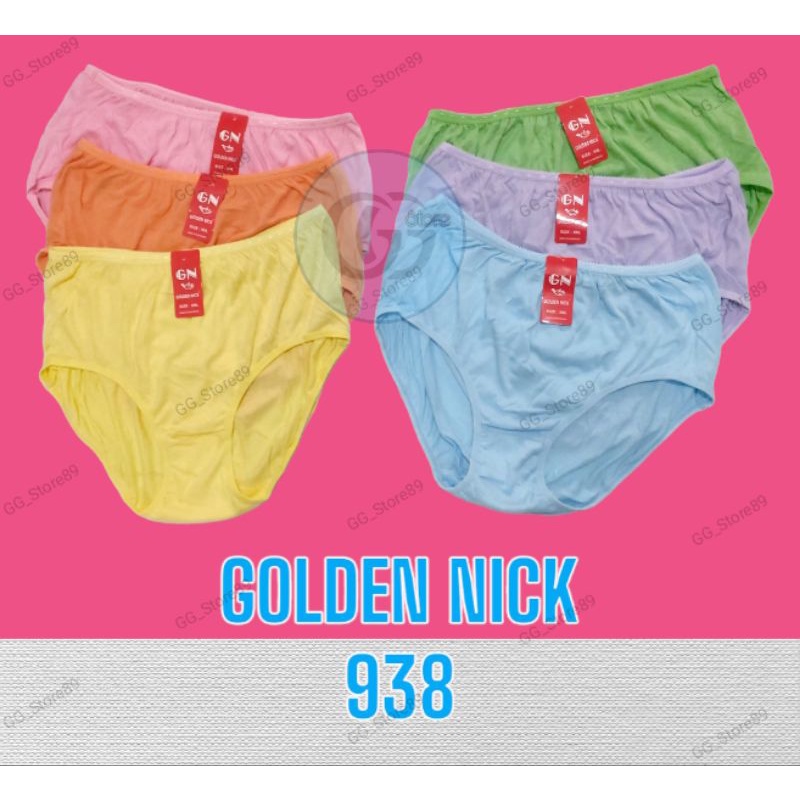 Jual GOLDEN NICK 938 - Celana Dalam Wanita / CD GN 938 Dewasa lembut UK M, L, XL, XXL ( ISI PER ...