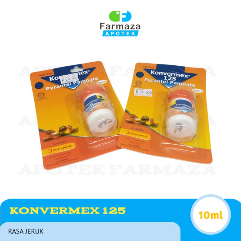 Jual KONVERMEX SUSPENSI 125 MG 10 ML | Shopee Indonesia