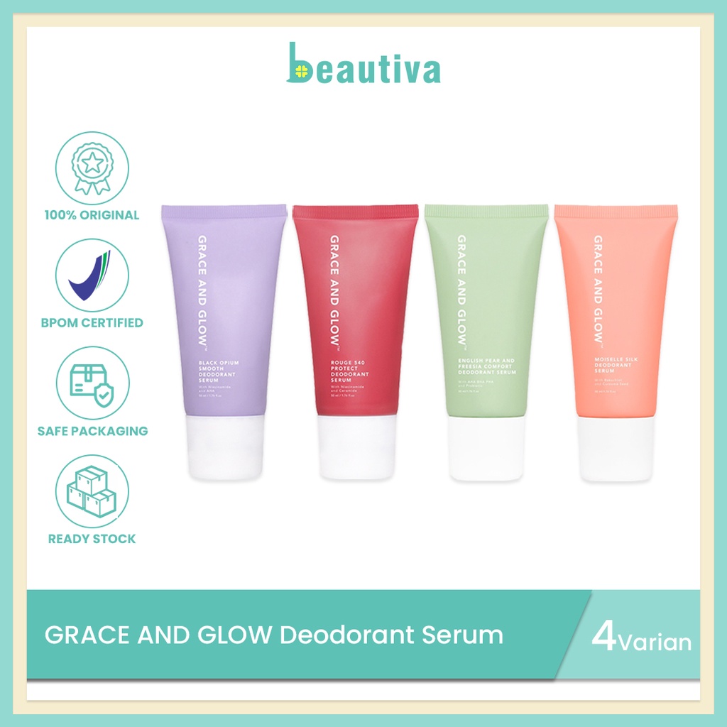 Jual Grace and Glow Deodorant Serum | Shopee Indonesia