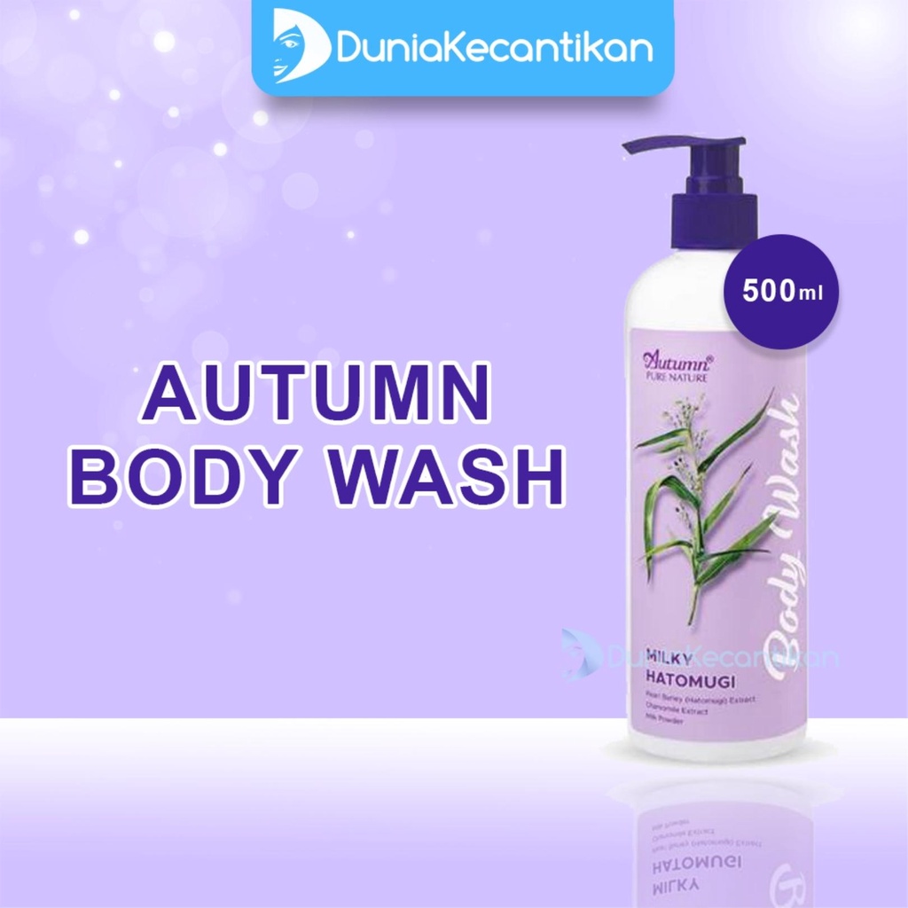 Jual Autumn Milky Hatomugi Conditioner Body Wash 500ml Sabun Mandi Cair ...
