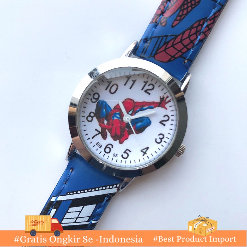 Jual Jam Tangan Anak Kartun Sabuk Anak Watch Boys Siswa Sekolah Dasar ...