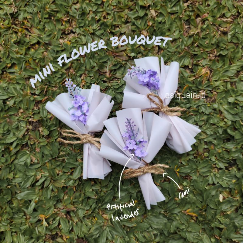 Jual Buket Bunga Kecil / Mini Flower Bouquet / Bunga Hampers | Shopee ...