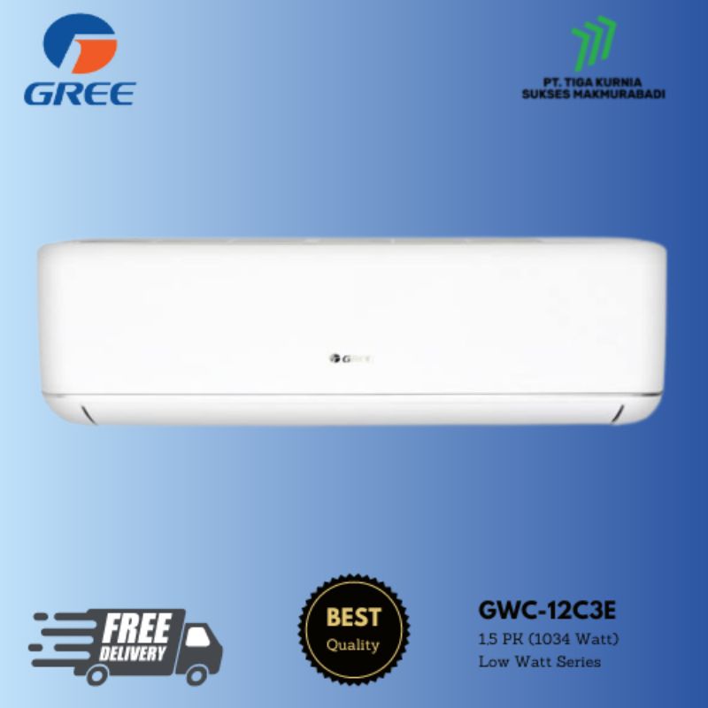Jual AC Gree 1,5 PK C3E Low Watt Series (AC Split) | Shopee Indonesia