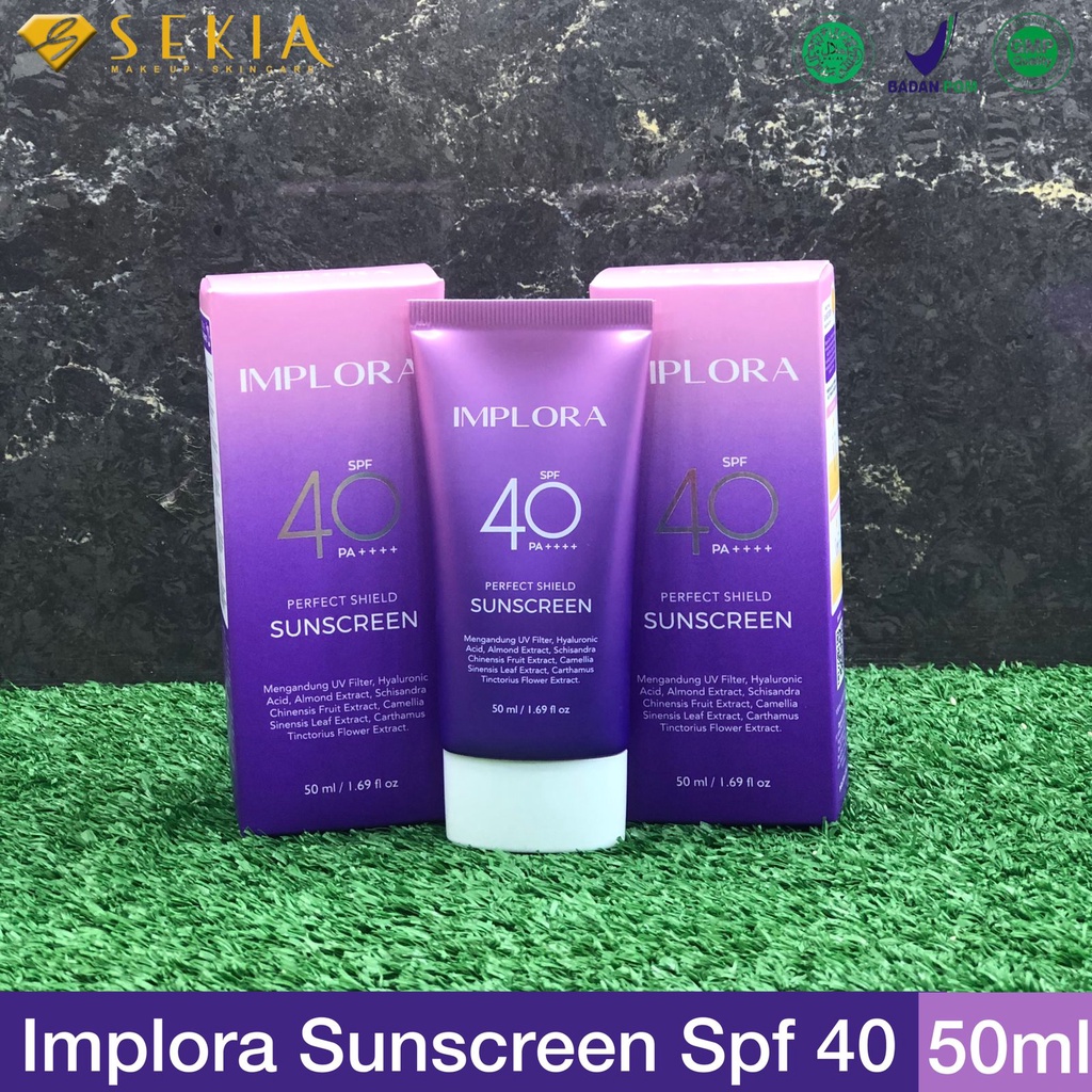 Jual IMPLORA Perfect Shield Sunscreen SPF 40 PA++++ | Shopee Indonesia
