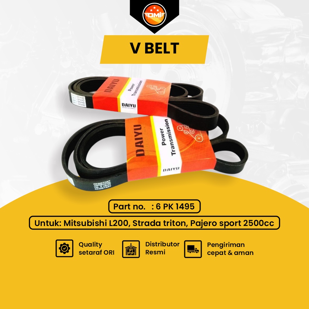 Jual Fan Belt Van Belt Tali Kipas Mitsubishi L200 Strada Triton Pajero ...