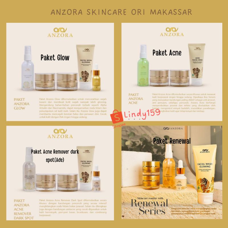 Jual ANZORA SKINCARE ORI MAKASSAR | Shopee Indonesia